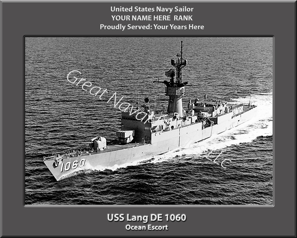 USS Lang DE 1060 : Navy Ship Photo ⋆ Great Naval Images LLC