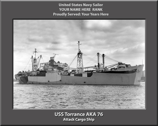USS Torrance AKA 76 : Personalized Navy Ship Photo ⋆ Great Naval Images LLC