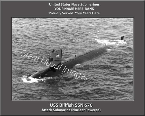 USS Billfish SSN 676 : Submarine Photo ⋆ Great Naval Images LLC.