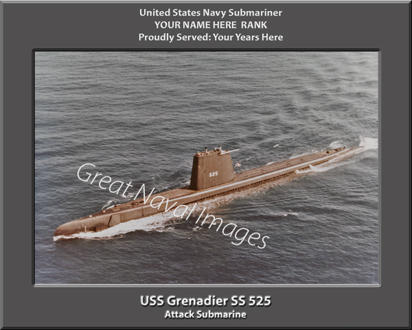 USS Grenadier SS 525 : Submarine Photo ⋆ Great Naval Images LLC.