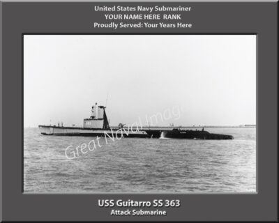 USS Guitarro SS 363 : Submarine Photo ⋆ Personalized US Navy Ship ...