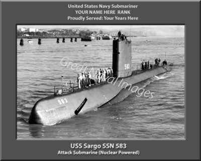 USS Sargo SSN 583 : Submarine Photo ⋆ Great Naval Images LLC