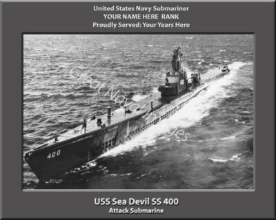 USS Sea Devil SS 400 : Submarine Photo ⋆ Personalized US Navy Ship ...
