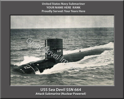 USS Sea Devil SSN 664 : Submarine Photo ⋆ Great Naval Images LLC