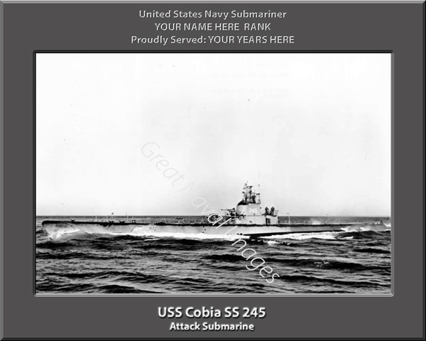 USS Cobia SS 245 : Submarine Photo ⋆ Great Naval Images LLC