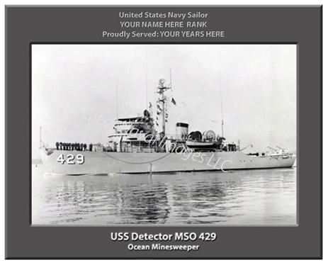 USS Detector MSO 429 : Navy Ship Photo ⋆ Great Naval Images LLC