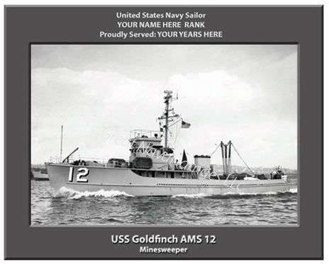 USS Goldfinch AMS 12 : Navy Ship Photo ⋆ Great Naval Images LLC