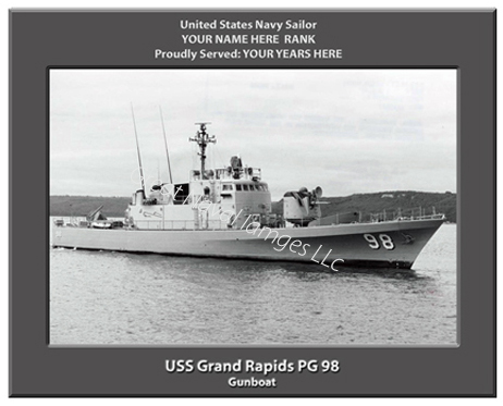 USS Grand Rapids PG 98 : Navy Ship Photo ⋆ Personalized US Navy Ship ...