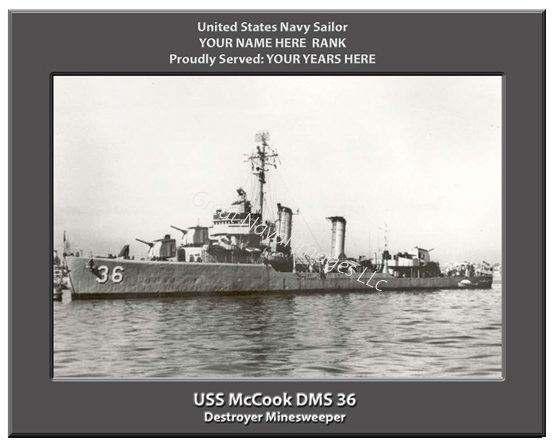 USS McCook DMS 36 : Navy Ship Photo ⋆ Great Naval Images LLC