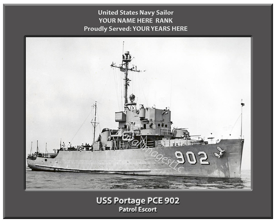 USS Portage PCE 902 : Navy Ship Photo ⋆ Great Naval Images LLC