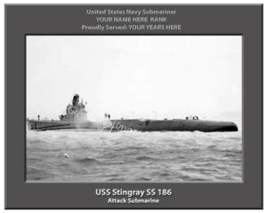 USS Stingray SS 186 : Submarine Photo ⋆ Personalized US Navy Ship ...