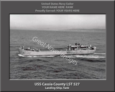 USS Cassia County LST 527 : Navy Ship Photo ⋆ Great Naval Images LLC