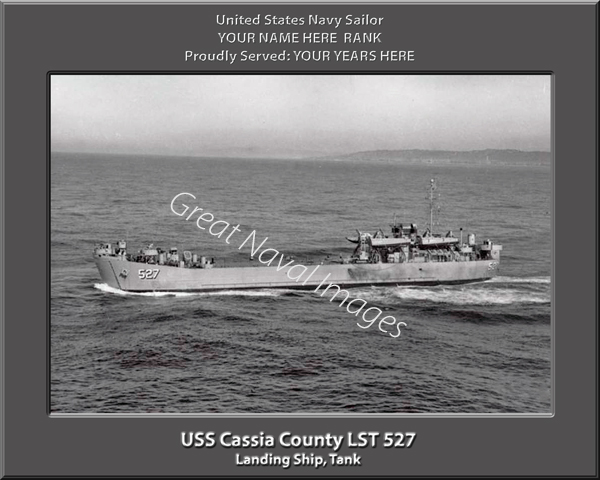 USS Cassia County LST 527 : Navy Ship Photo ⋆ Great Naval Images LLC