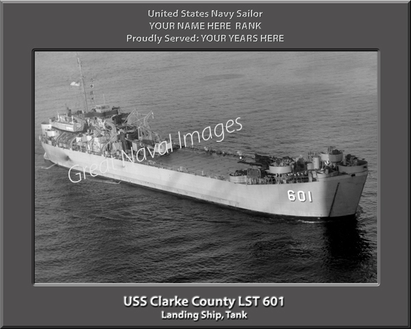 USS Clark County LST 601 : Navy Ship Photo ⋆ Great Naval Images LLC
