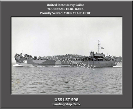 USS LST 598 : Navy Ship Photo ⋆ Great Naval Images LLC.
