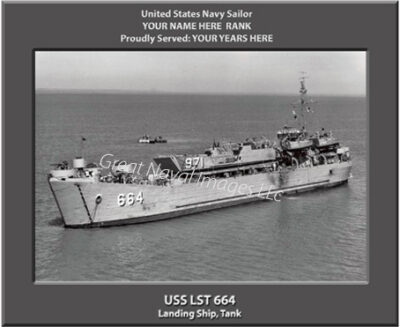 USS LST 664 : Navy Ship Photo ⋆ Personalized US Navy Ship Prints Photos ...