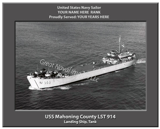 USS Mahoning County LST 914 : Navy Ship Photo ⋆ Great Naval Images LLC