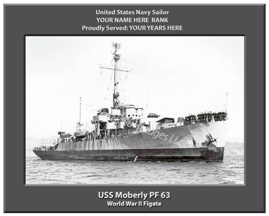 USS Moberly PF 63 : Navy Ship Photo ⋆ Great Naval Images LLC