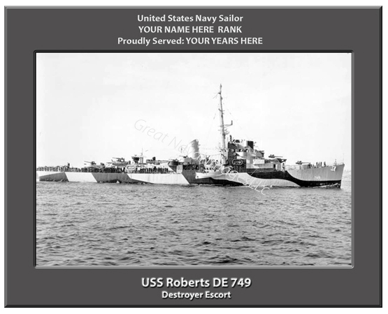 USS Roberts DE 749 : Navy Ship Photo ⋆ Great Naval Images LLC