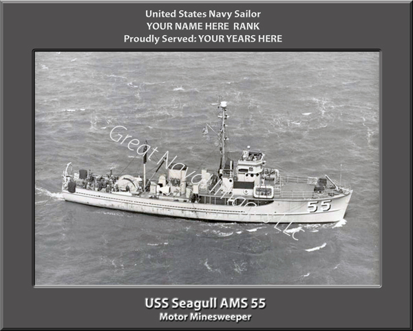 USS Seagull AMS 55 : Navy Ship Photo ⋆ Great Naval Images LLC