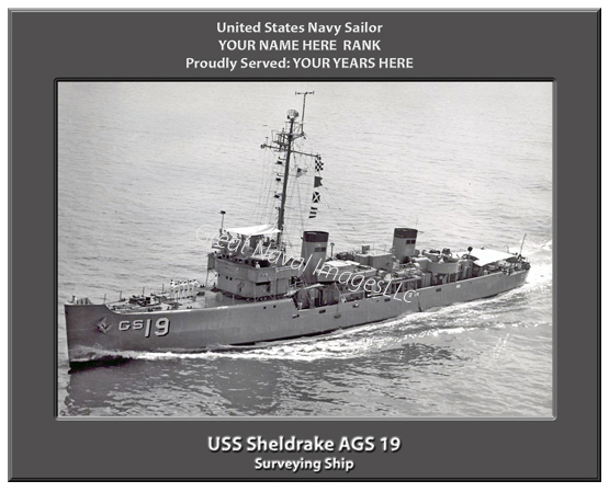 USS Sheldrake AGS 19 : Navy Ship Photo ⋆ Great Naval Images LLC