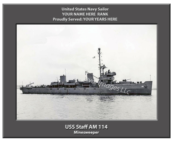 USS Staff AM 114 : Navy Ship Photo ⋆ Great Naval Images LLC