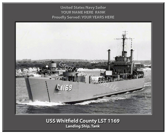 USS Whitfield County LST 1169 : Personalized Ship Photo ⋆ Great Naval ...