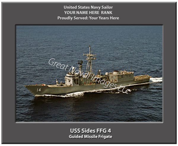 USS Sides FFG 14 : Personalized Navy Ship Photo 2 ⋆ Personalized US ...