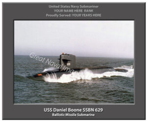 USS Daniel Boone SSBN 617 : Submarine Photo ⋆ Great Naval Images LLC