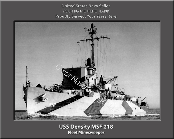 USS Density MSF 218 : Navy Ship Photo ⋆ Great Naval Images LLC