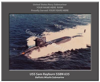 USS Sam Rayburn SSBN 635 : Submarine Photo ⋆ Great Naval Images LLC