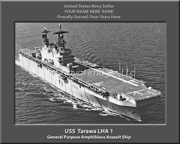 USS Tarawa LHA 1 : Personalized Navy Ship Photo 2 ⋆ Great Naval Images LLC