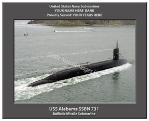 USS Alabama SSBN 731: Submarine Photo ⋆ Great Naval Images LLC