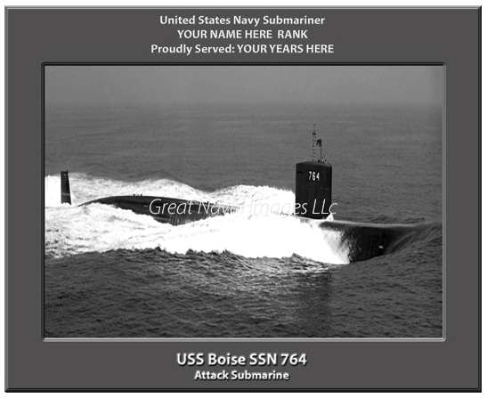 USS Boise SSN 764: Submarine Photo ⋆ Great Naval Images LLC