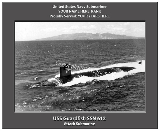 USS Guardfish SSN 612: Submarine Photo ⋆ Great Naval Images LLC