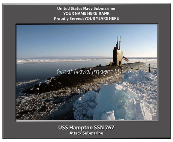 USS Hampton SSN 767: Submarine Photo ⋆ Great Naval Images LLC