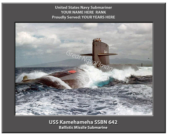 USS Kamehameha SSBN 642: Submarine Photo ⋆ Great Naval Images LLC