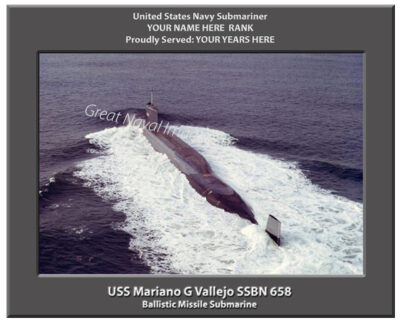 USS Mariano G Vallejo SSBN 658 : Submarine Photo ⋆ Great Naval Images LLC