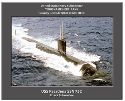 USS Pasadena SSN 752: Submarine Photo ⋆ Great Naval Images LLC
