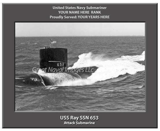 USS Ray SSN 653: Submarine Photo ⋆ Great Naval Images LLC
