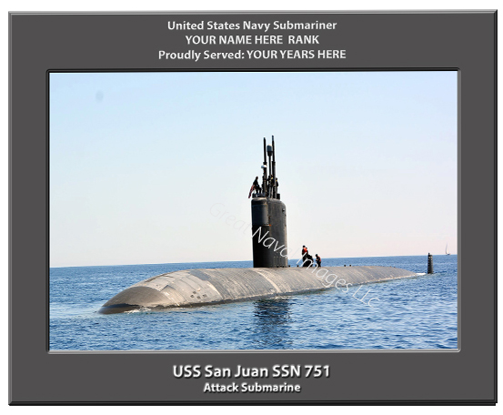 USS San Juan SSN 751: Submarine Photo ⋆ Great Naval Images LLC.