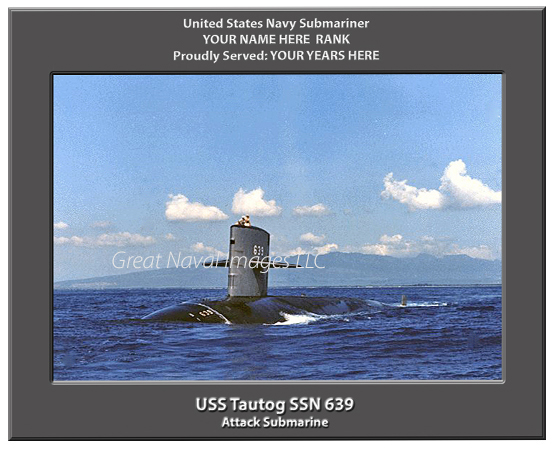 USS Tautog SSN 639: Submarine Photo ⋆ Great Naval Images LLC