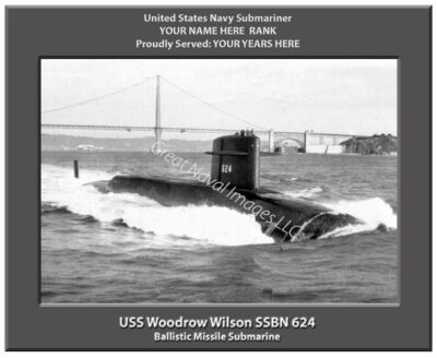 USS Woodrow Wilson SSBN 624: Submarine Photo ⋆ Great Naval Images LLC