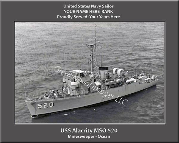 USS Alacrity MSO 520 : Navy Ship Photo ⋆ Great Naval Images LLC
