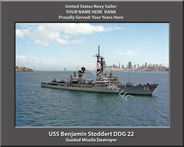 USS Benjamin Stoddert DDG 22 : Personalized Navy Ship Photo 2 ⋆ Great ...