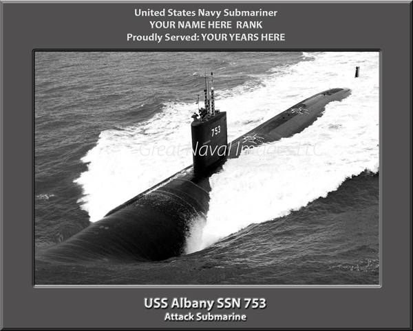 USS Albany SSN 753: Submarine Photo ⋆ Great Naval Images LLC