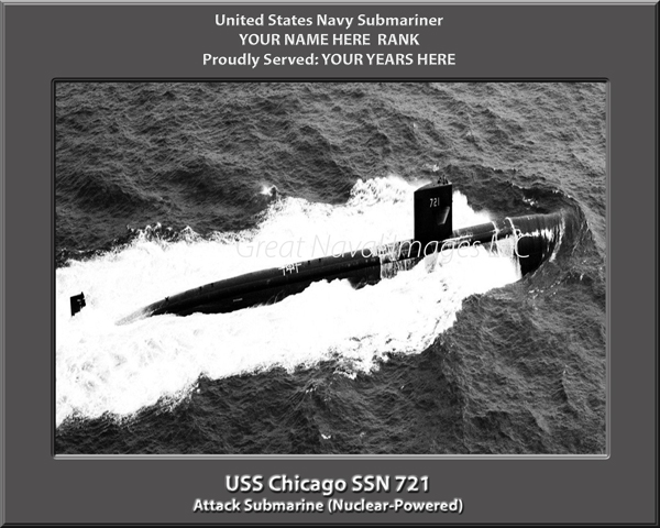 USS Chicago SSN 721: Submarine Photo ⋆ Great Naval Images LLC
