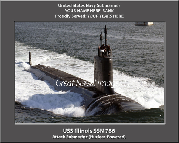 USS Illinois SSN 786: Submarine Photo ⋆ Great Naval Images LLC.