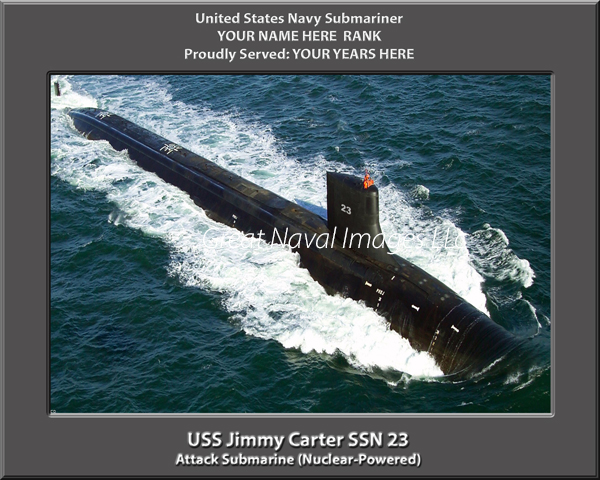 USS Jimmy Carter SSN 23: Submarine Photo ⋆ Great Naval Images LLC.