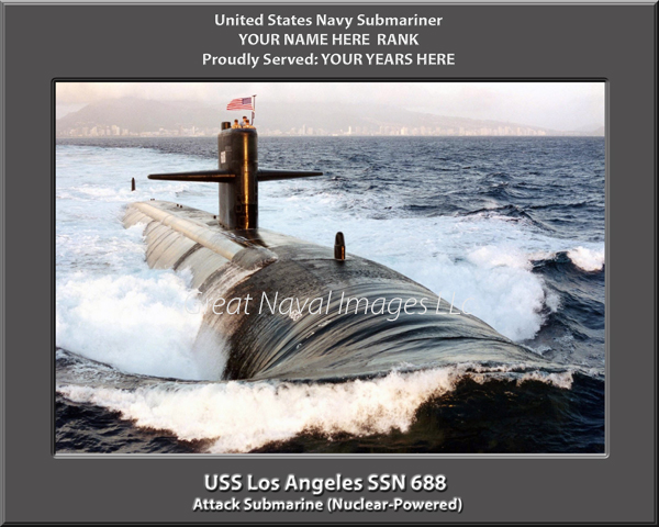 USS Los Angeles SSN 688: Submarine Photo ⋆ Great Naval Images LLC